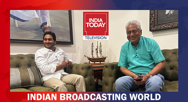 AP CM Jagan Reddy outlines vision in India Today interview - Indian Broadcasting World